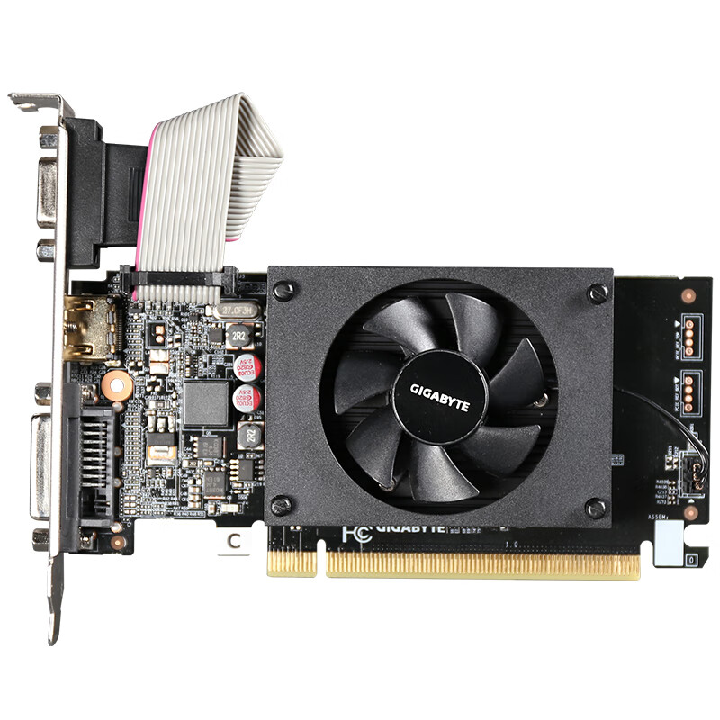 GIGABYTE GeForce GT 710 2G DDR3 Graphics Card, Low-Profile Design ...
